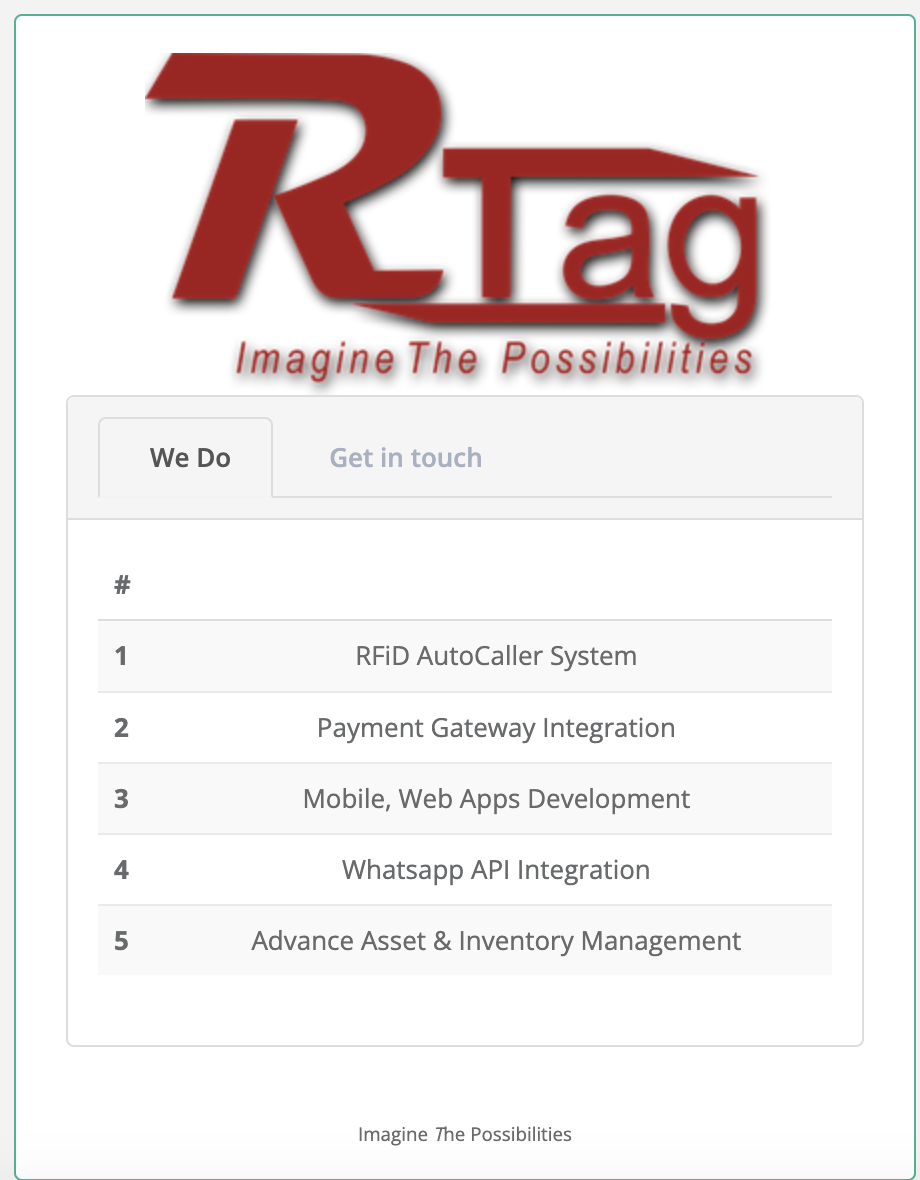 RTag Technology Sdn Bhd